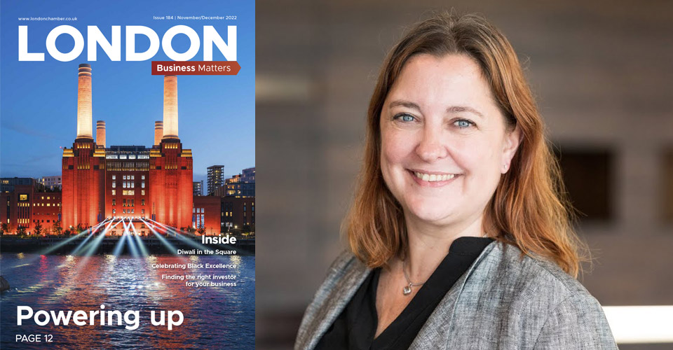 Anne Williams appeared in the December edition of London Business Matters